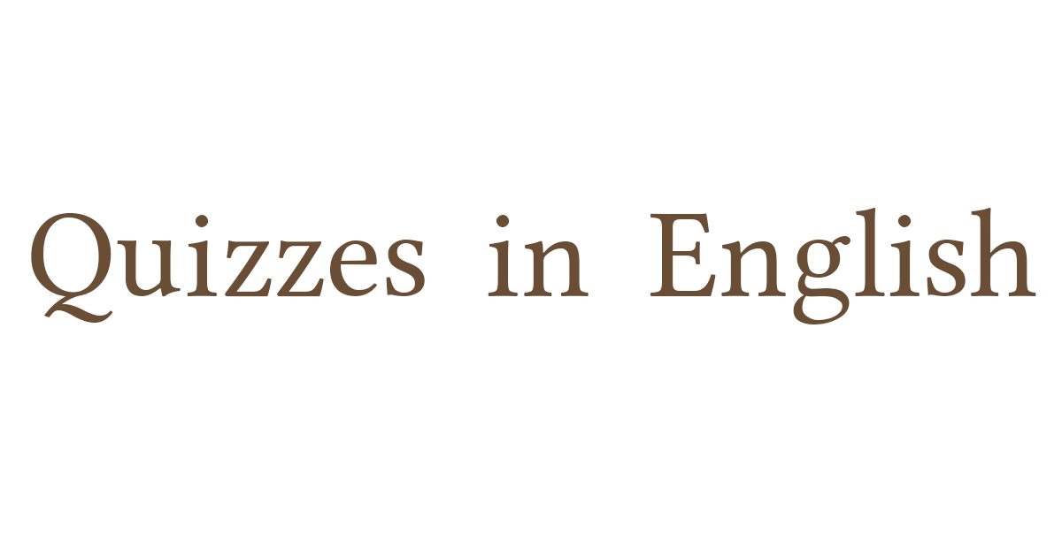 Quizzes in English – Богословие в тестах